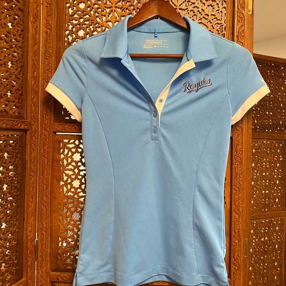 Nike | Tops | Nike Golf Kc Royals Light Blue Golf Shirt | Poshmark